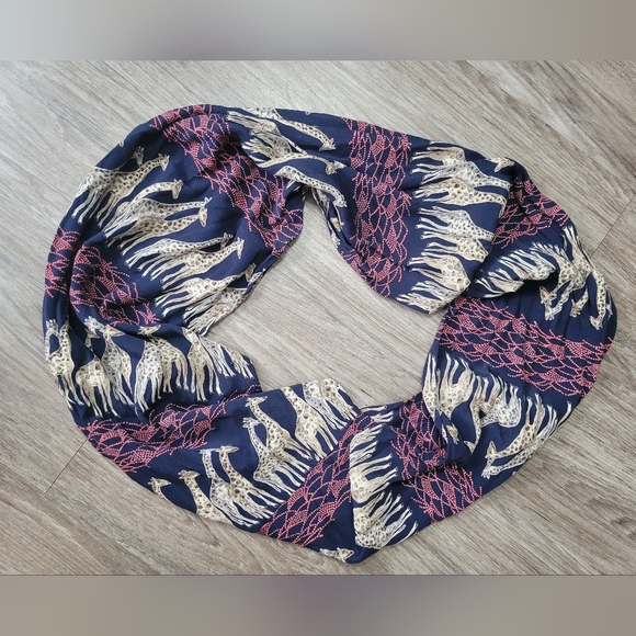 Accessories | 5 Sale New Giraffe Animal Print Infinity Scarf African ...